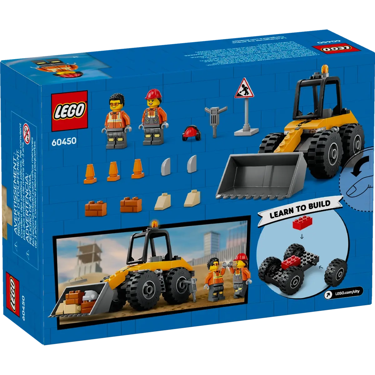 Lego - City - Yellow Construction Wheel Loader – Curio